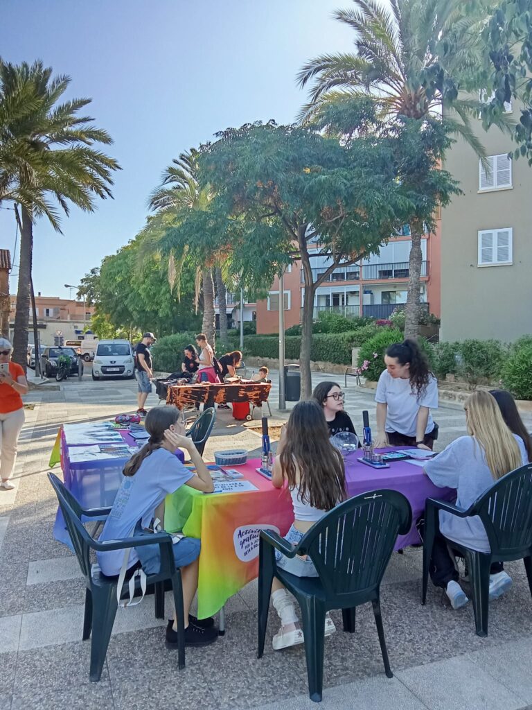 Punt d’informació mòbil a la «Festa Barri Actiu» de Son Rapinya – Servei Dinamo